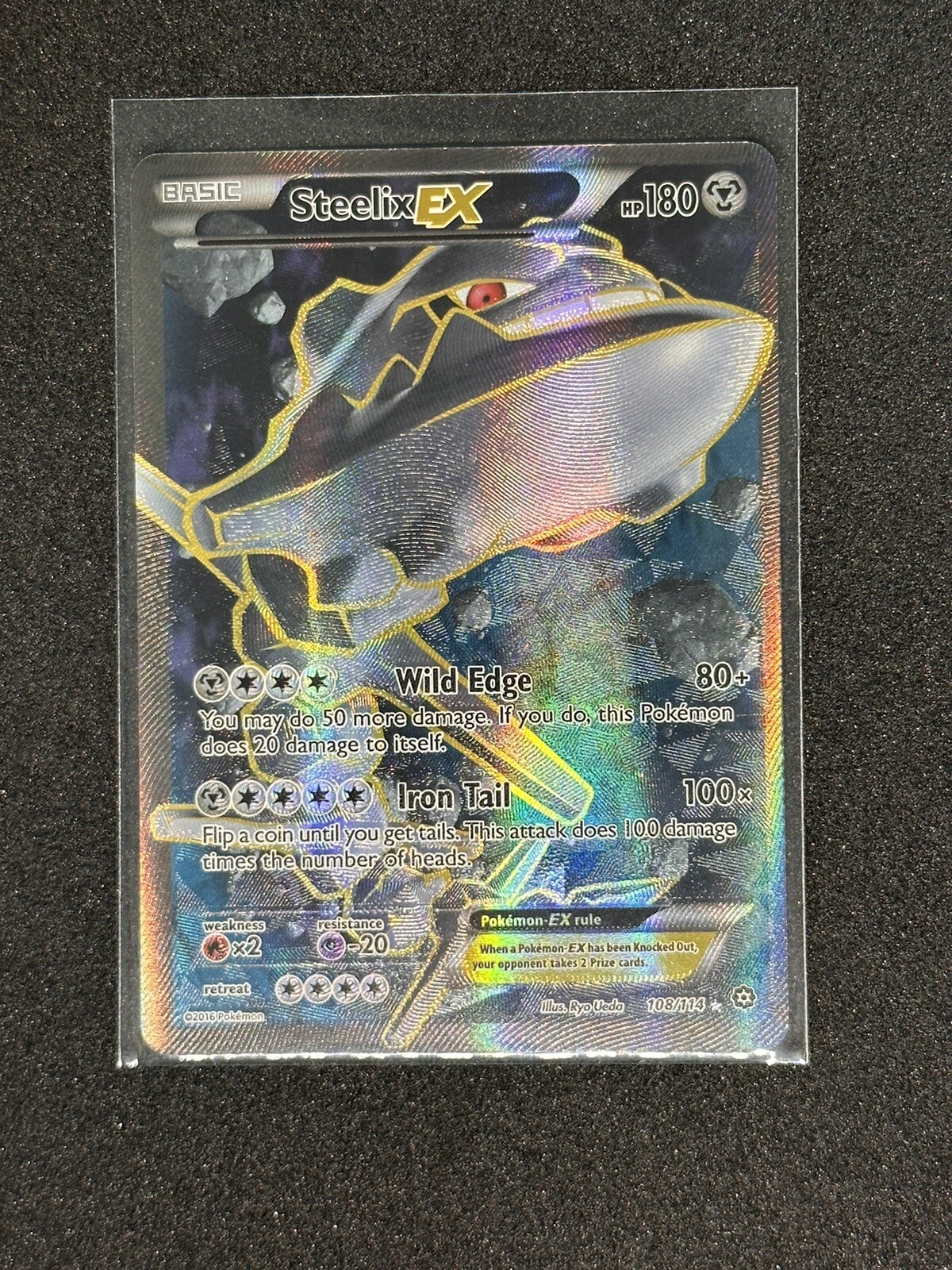 Steelix EX (108/114) - Pokemon Steam Siege XY - Ultra Rare Card - Near ...