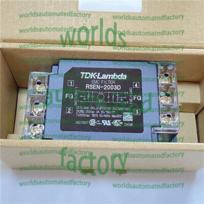 1pcs TDK-Lambda EMC Power Filter RSEN-2003D 3A 250V Single Phase Rail ...