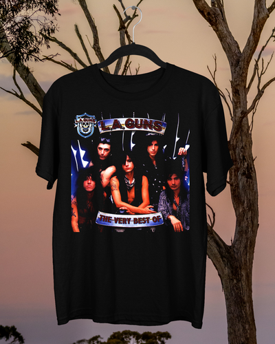 LA GUNS Band The Very Best Of Cotton Black S-4XL Unisex Tee Shirt | eBay
