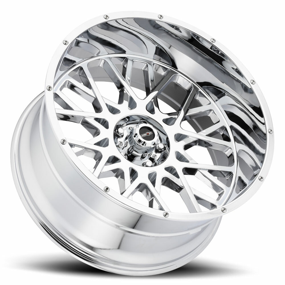 20" Vision Off-Road 412 Rocker Chrome Wheel 20x9 8x180 Rim 12mm | eBay