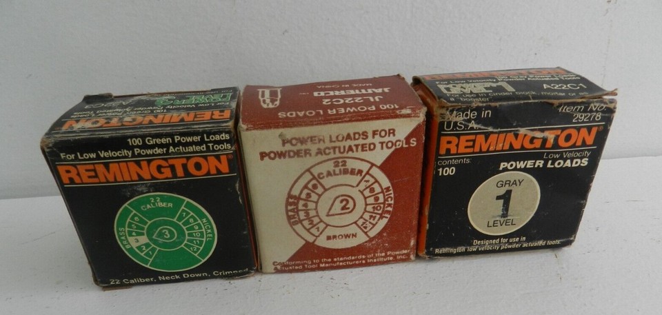 Remington 29282, 29278 And Jamerco JL22C2, Power Loads 22Cal Cartridge ...