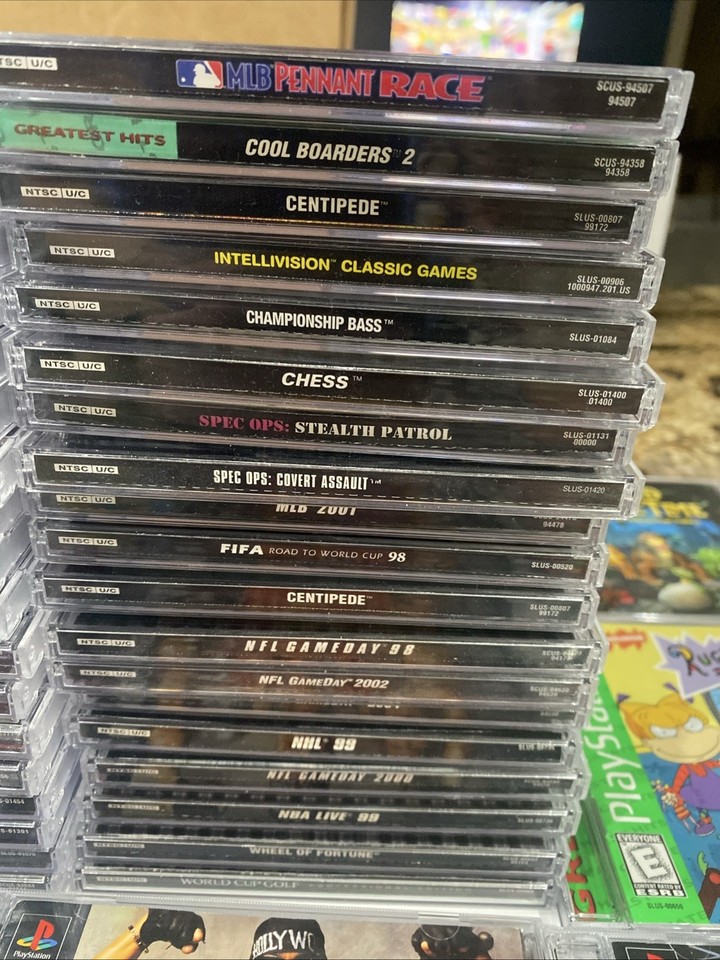 PS1 Sony PlayStation 1 Assorted Game Lot 50 Games - Great Shape! Most ...