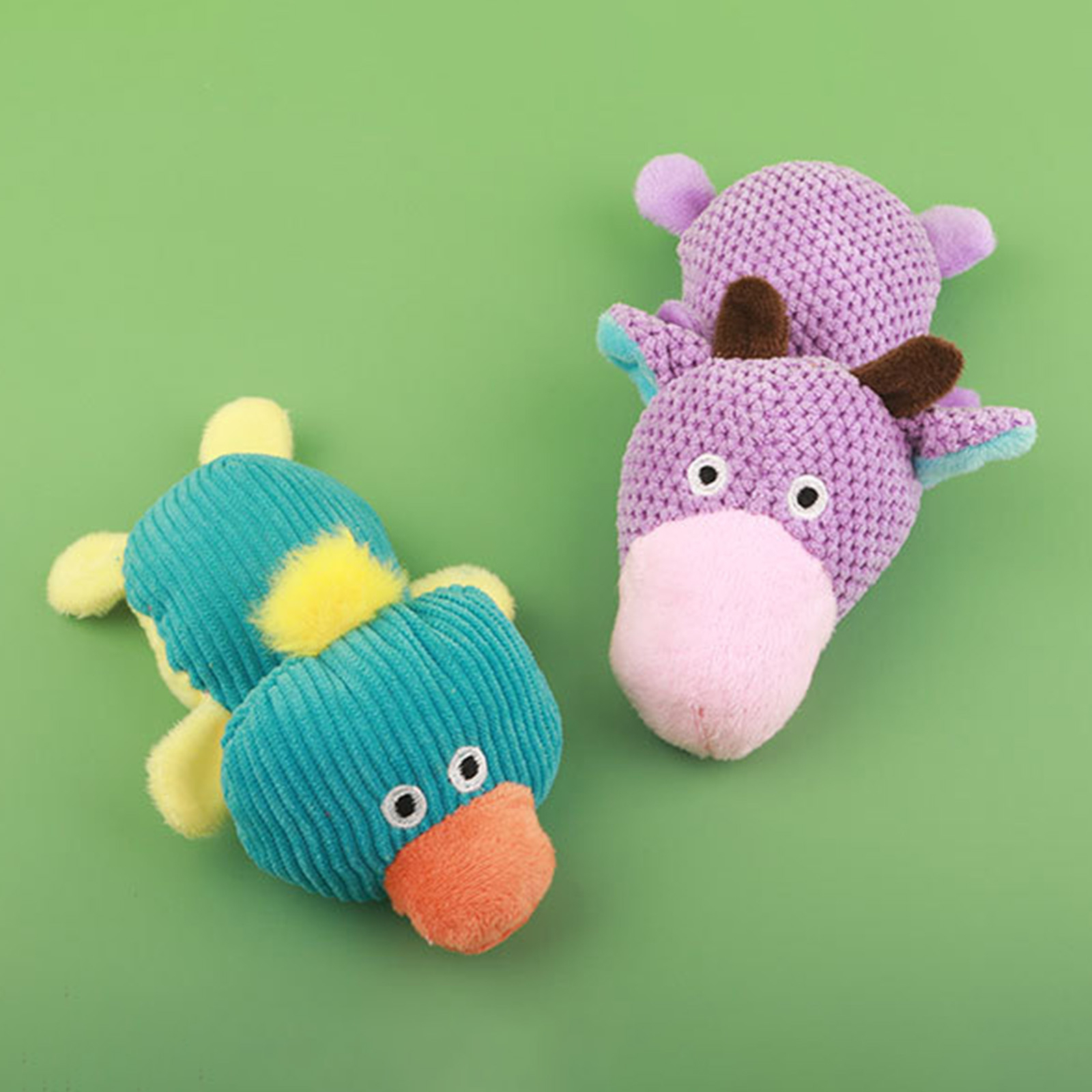 Dog Chew Toy Soft Relieve Boredom Cartoon Cow Shape Pet Dog Plush ...