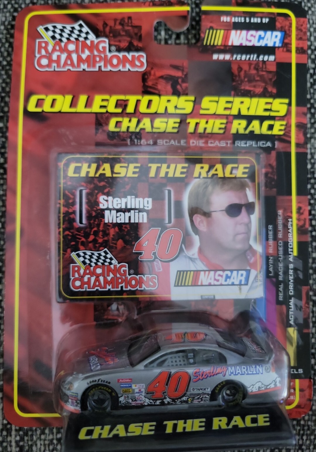 RACING CHAMPIONS NASCAR COLLECTORS SERIES CHASE THE RACE #40 Sterling ...