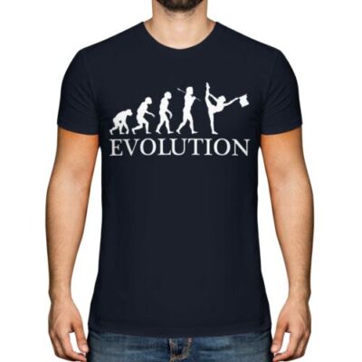 FLAG TWIRLING EVOLUTION MENS T-SHIRT TEE TOP GIFT TWIRLER EQUIPMENT ...
