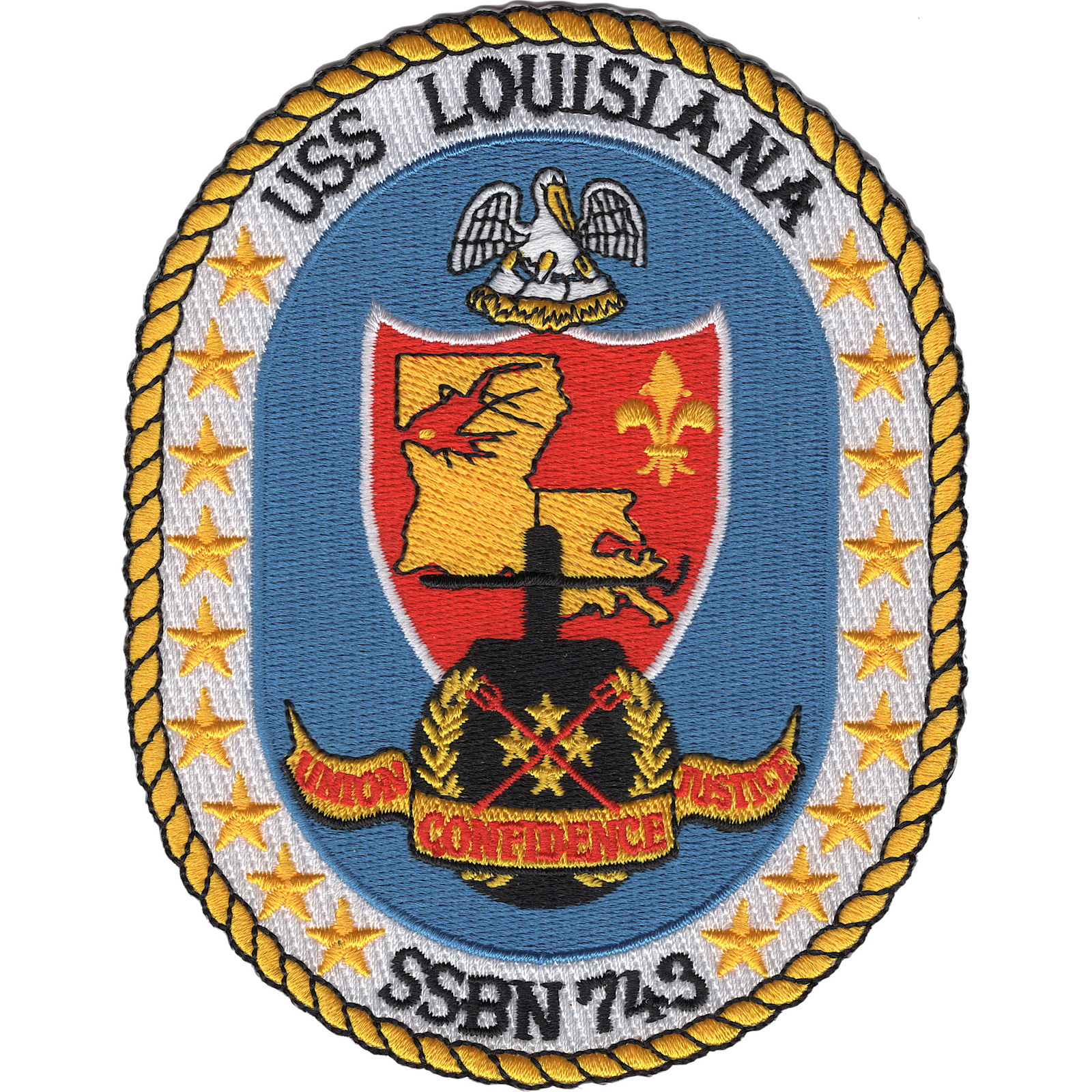 SSBN-743 USS Louisiana Patch | eBay