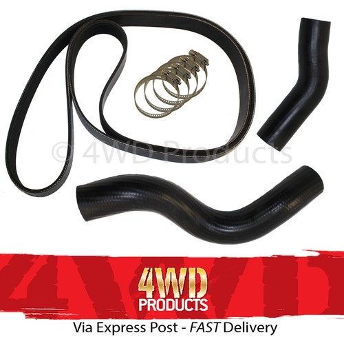 Radiator Hose & Belt SET for Toyota LandCruiser VDJ200 4.5TD-V8 1VD-FTV ...