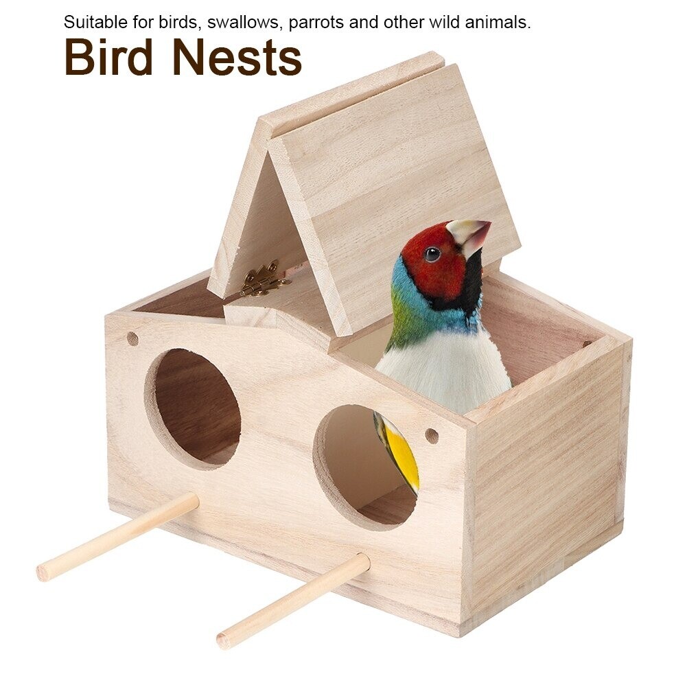 Nesting Cage Bird Nest Cage House Hatching Breeding Cave In 2 Size For ...