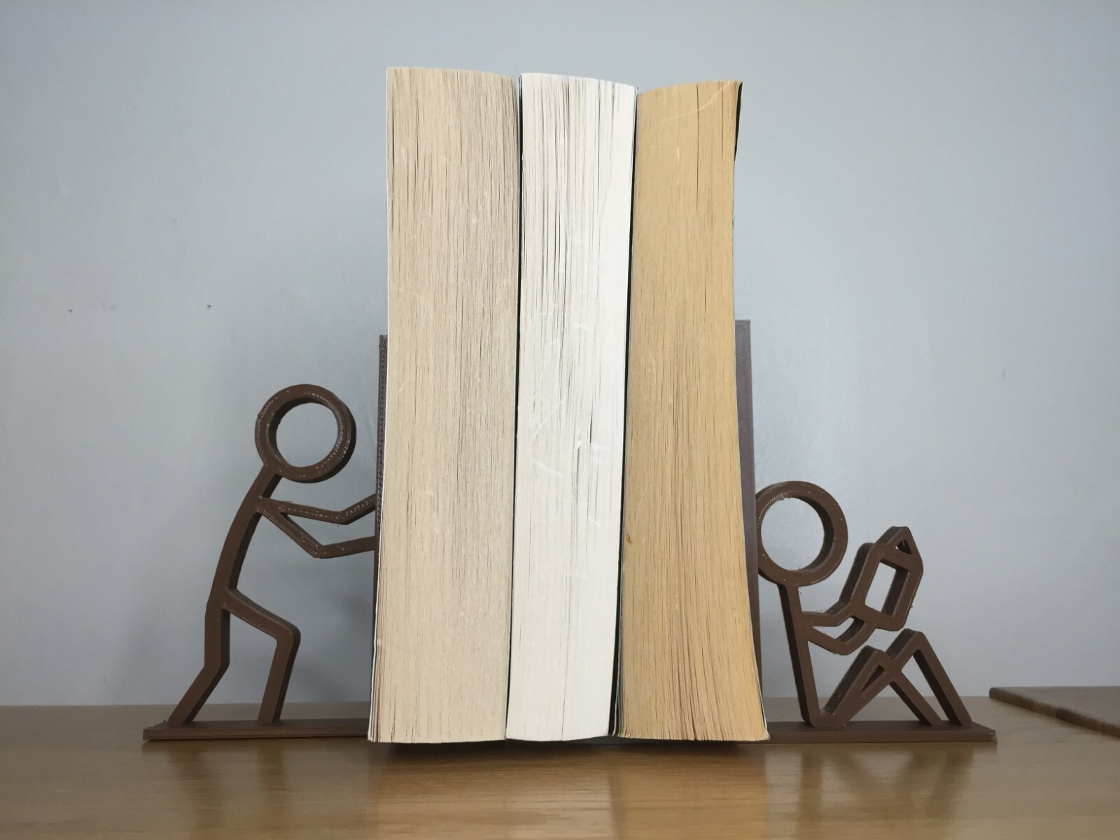 Stick People Book Ends, book lovers, Bookends in a range of colours ...