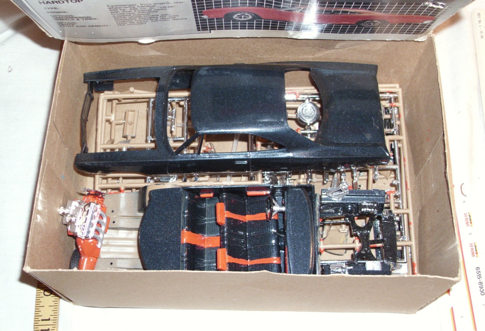 AMT 1968 PLYMOUTH ROADRUNNER MODEL KIT BOXED #6515 | eBay