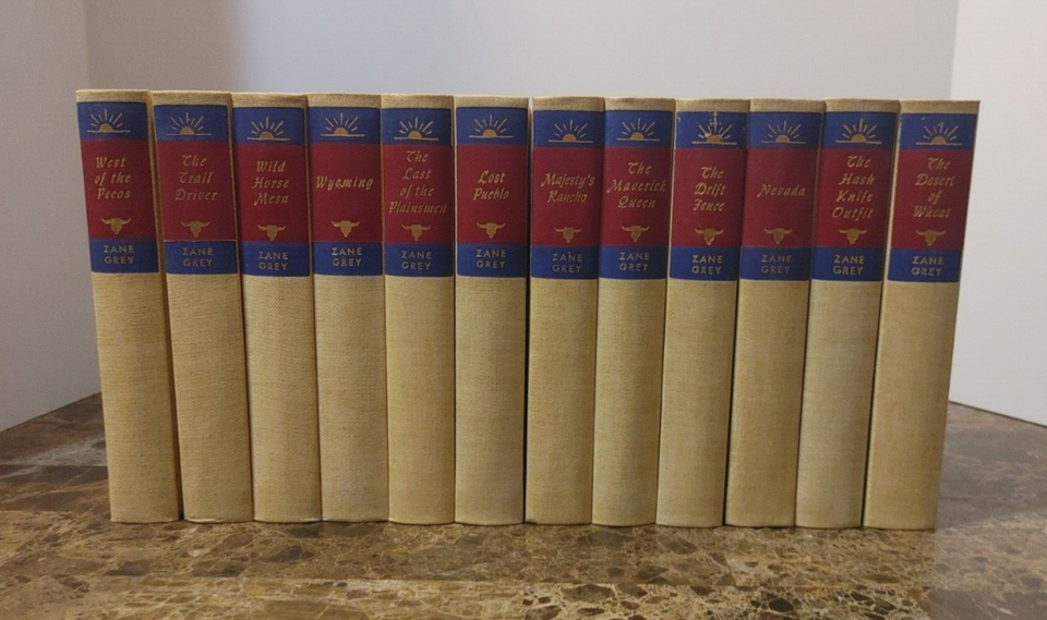 Zane Grey Walter Black Collection 60 Book Set Good Condition Classic ...