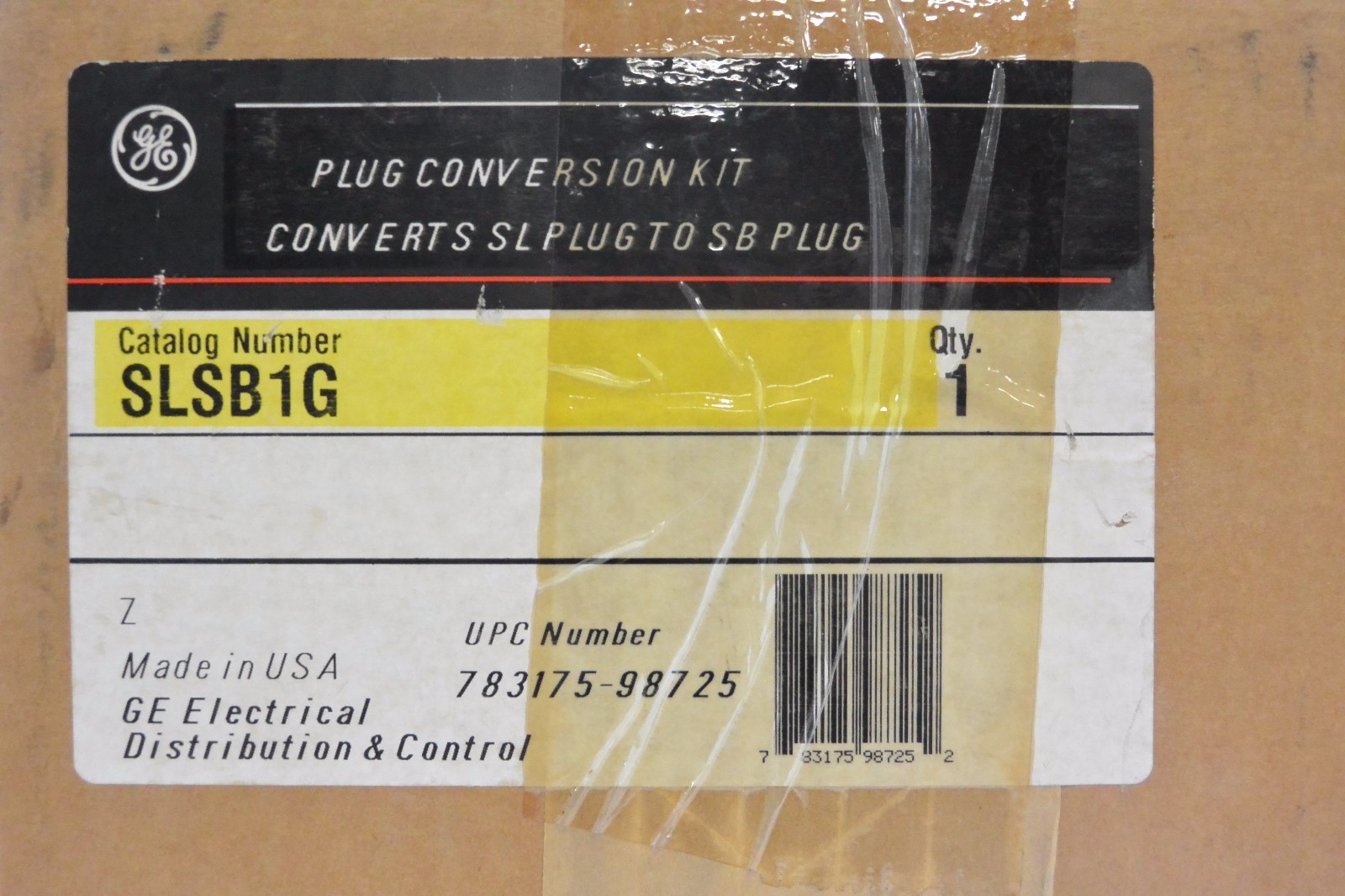 SLSB1G General Electric Bus Plug Conversion Kit SL to SB 30 Amp NEW | eBay