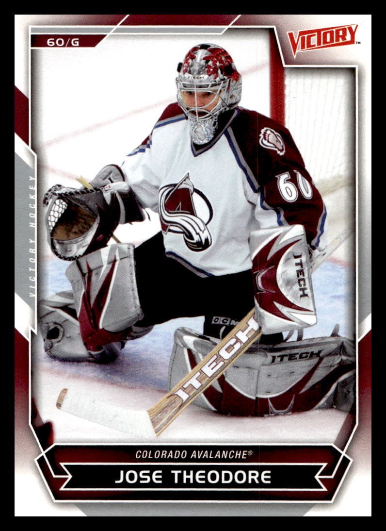 2007 Upper Deck Victory #158 Jose Theodore Colorado Avalanche | eBay
