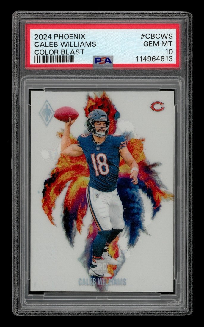 100 Most Watched Caleb Williams Football Card Auctions