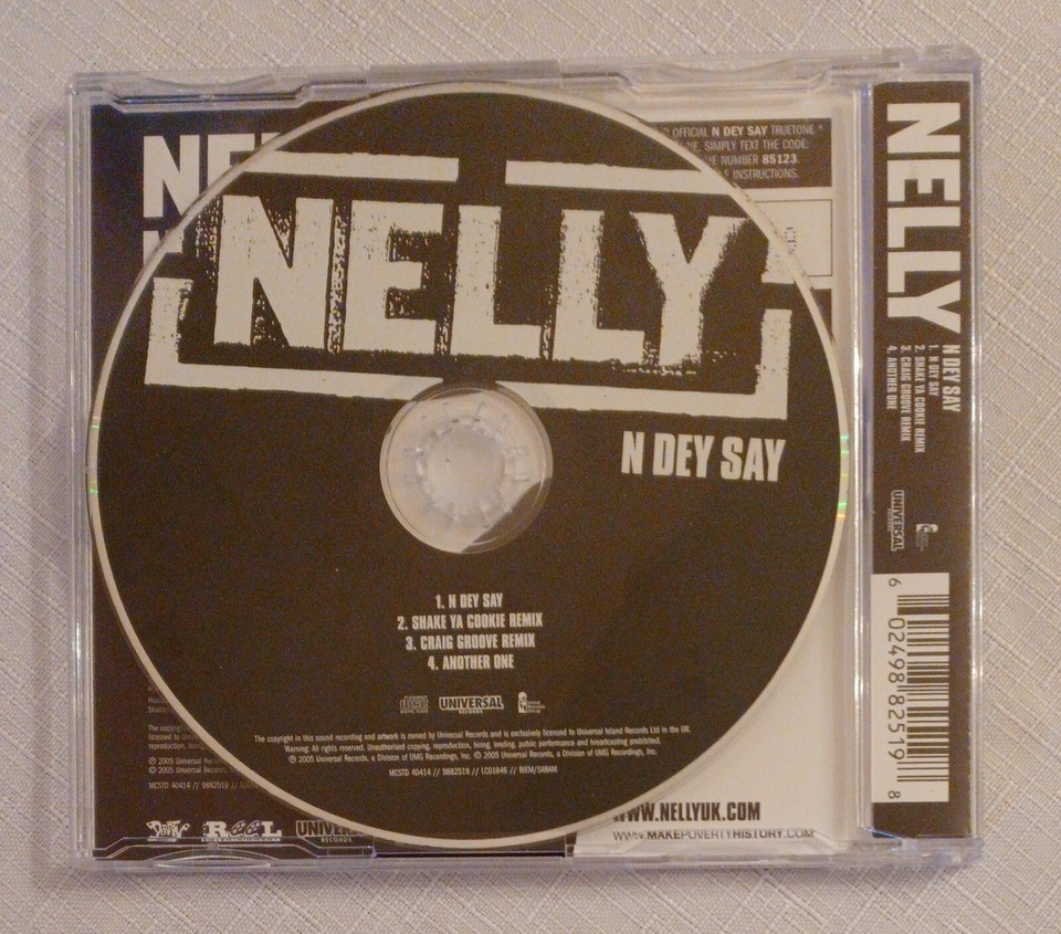 NELLY - N DEY SAY 4 Track Import CD Single 602498825198| eBay