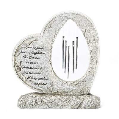 Roman Memorial Heart Garden Wind Chime | eBay