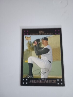 2007 Topps Update Ubaldo Jimenez Rookie Card | eBay