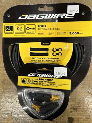 Jagwire Pro Hydraulic Hose with Quickfit Adapters for Avid/SRAM Brakes ...
