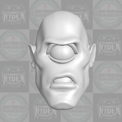 Allen the Alien v2 Invincible custom head for 1:6 1:10 1:12 1:18 action ...