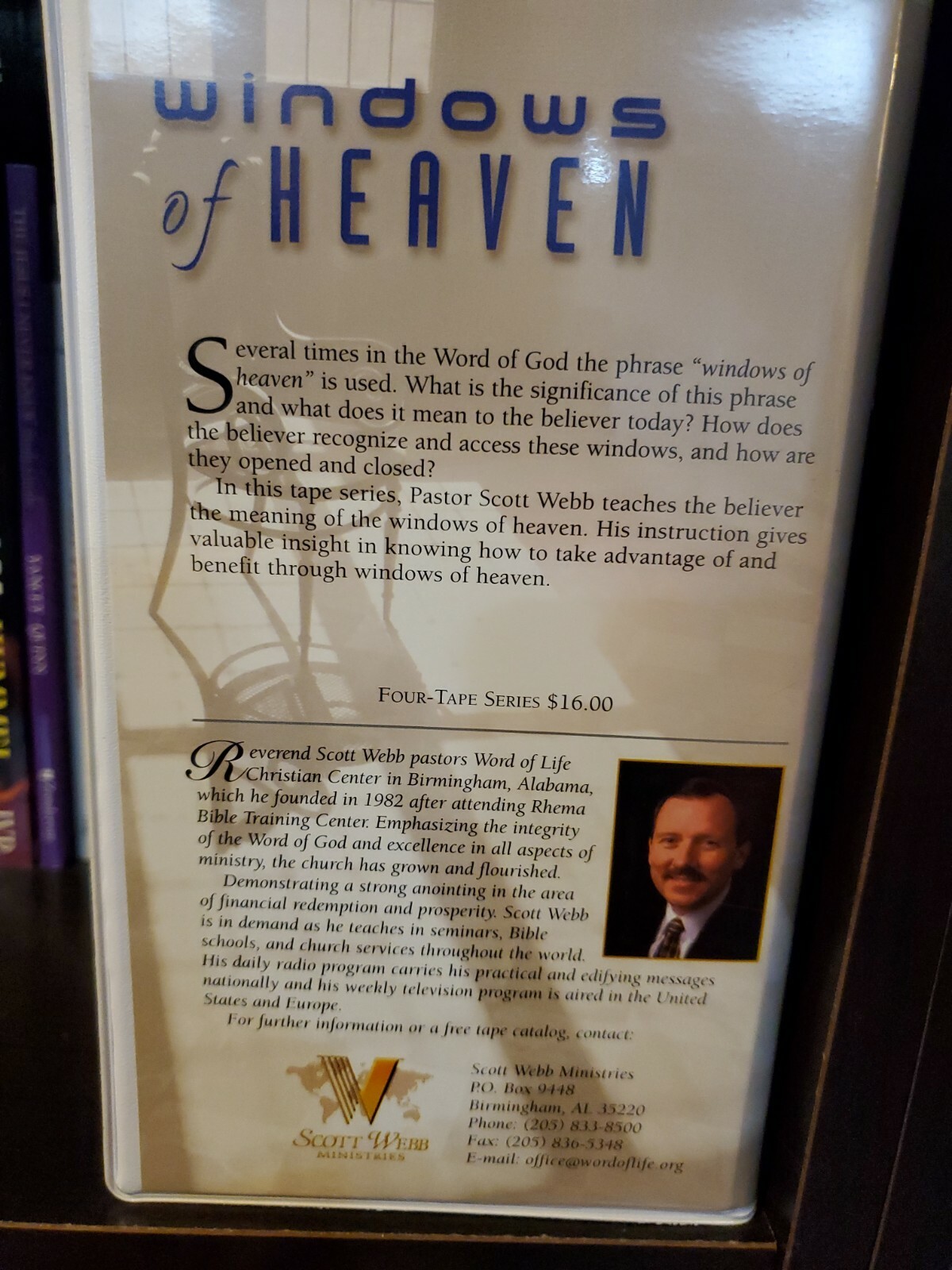 Windows of Heaven by Scott Webb. God's Divine Opportunities audio ...