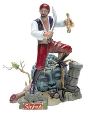 Monarch Models 1:8 SCALE Sinbad the Sailor Figure Kit #201~NEW in BOX ...