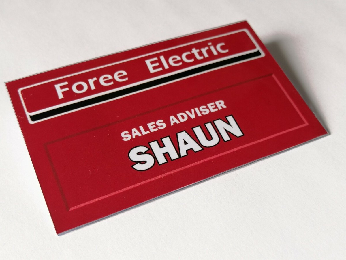 Shaun Of The Dead Name Tag
