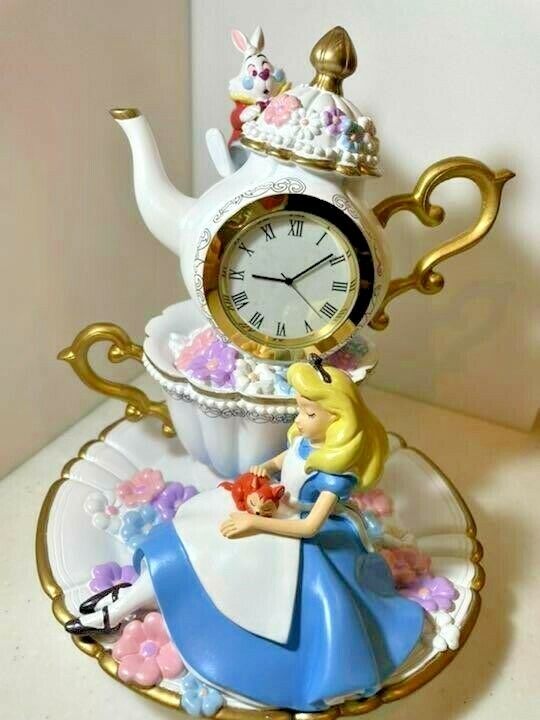Alice In Wonderland Rabbit Clock Disney