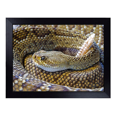 Rattle Snake Lap Tray Cushioned Bean Bag Padded TV Dinner Food ...