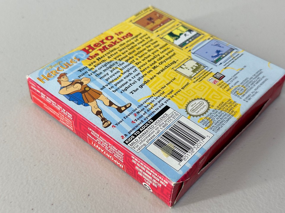 Disney's Hercules (Nintendo Game Boy) Complete Authentic | eBay