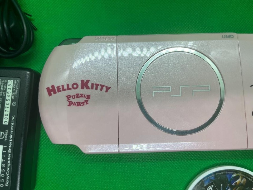 PSP 3000 Sony Blossom Pink Hello Kitty Shell Custom PlayStation Japan ...