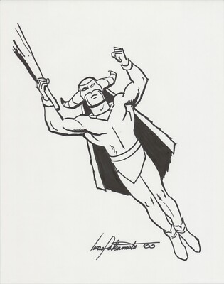 Mightor Original Drawing By LegendaryHanna Barbera Animator Iwao ...