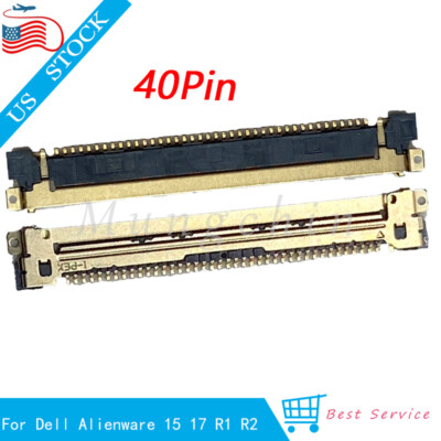For Dell Alienware 15 17 R1 R2 R3 R4 R5 LCD Cable Connector on Logic ...
