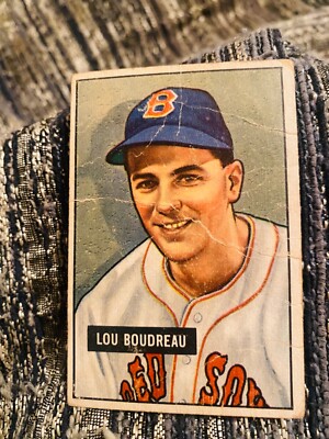 1951 Bowman #62: LOU BOUDREAU Boston Red Sox ~ GOOD to VG | eBay