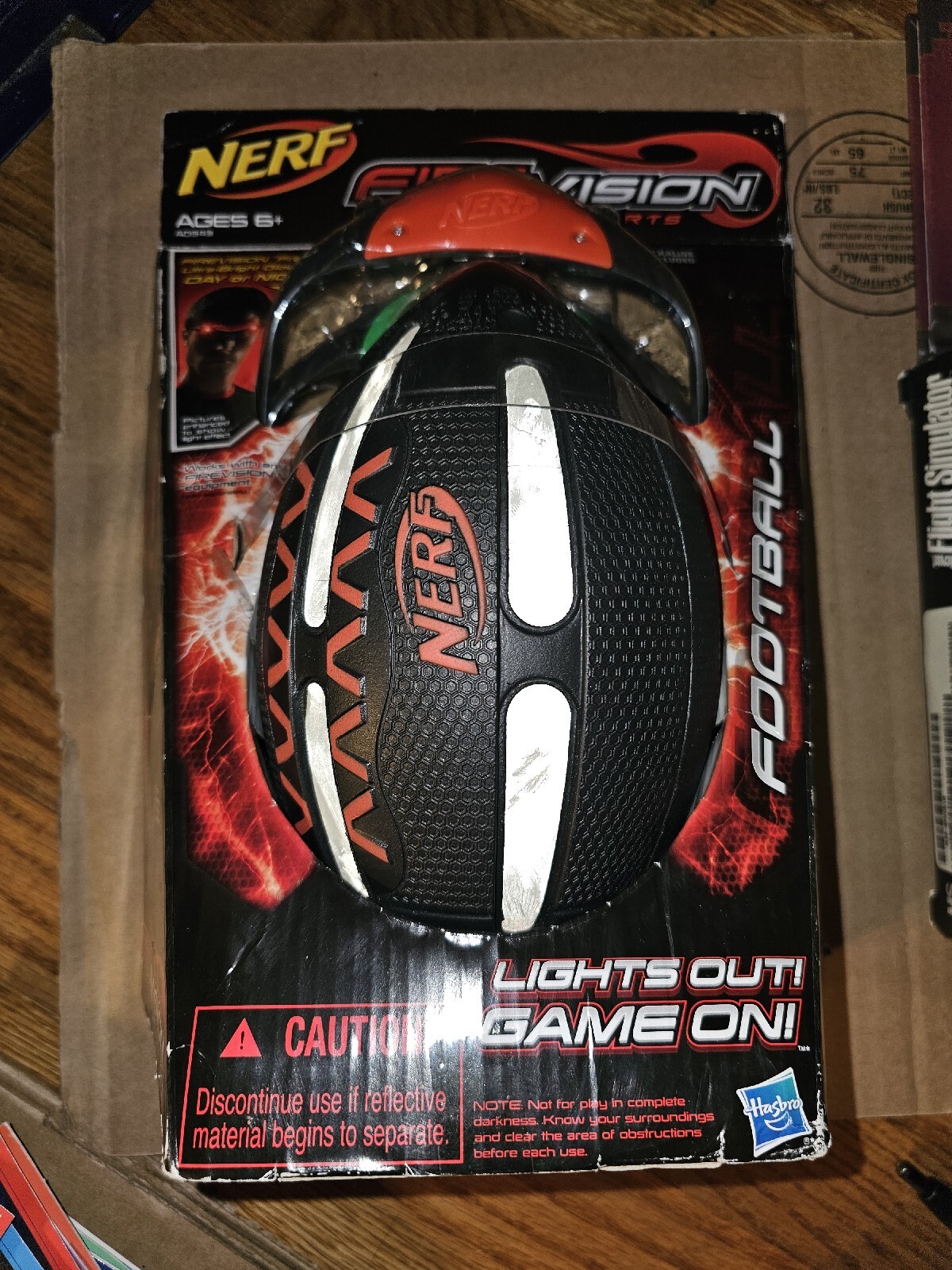 NERF+Firevision+Sports+Football+With+2+Two+Frames+653569774419 for sale ...