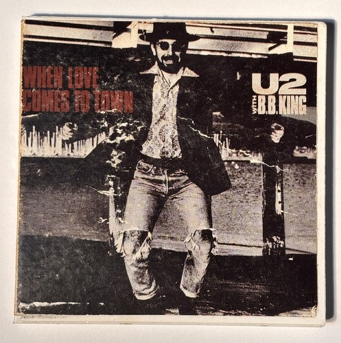 U2 WITH BB KING WHEN LOVE COMES TO TOWN 3" INCH CD SINGLE 1989 VERY ...