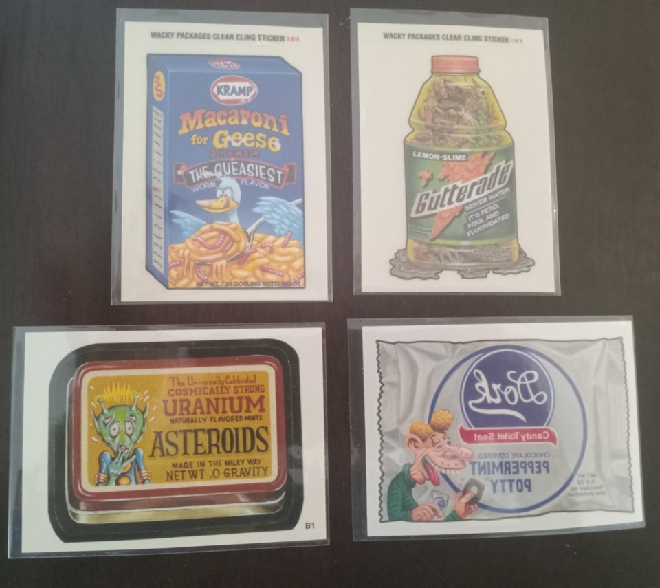 2004 Topps Wacky Package AN Series 1 Stickers COMPLETE 55 CARD SET w ...