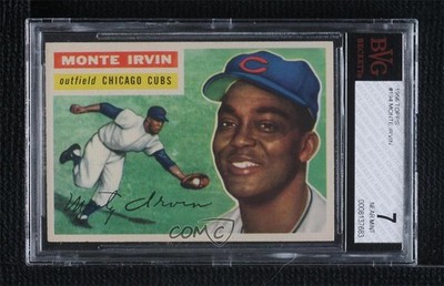 1956 Topps Monte Irvin #194 BVG 7 HOF | eBay