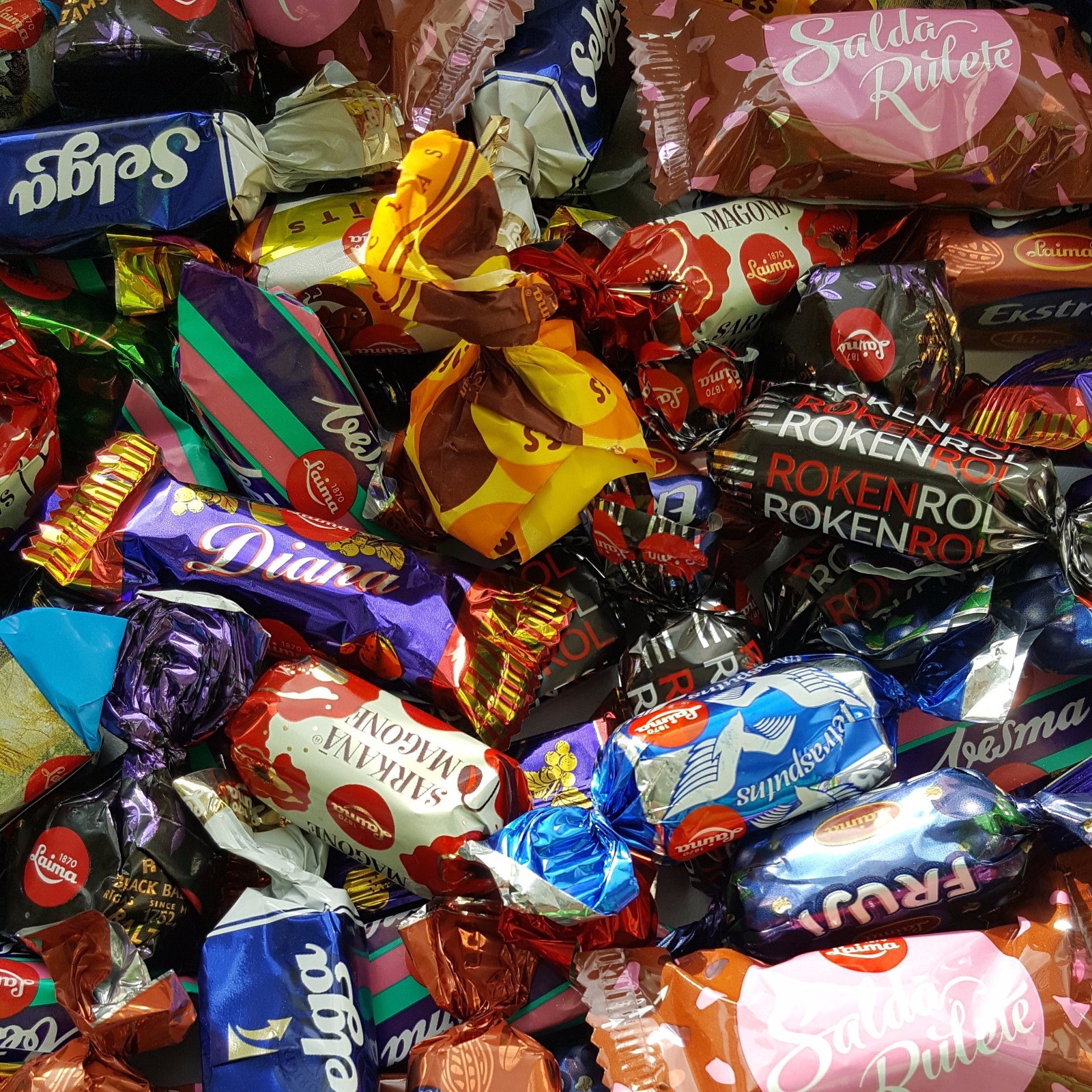 Latvian Laima Chocolate Candy Praline Liqueur Cream Nuts Assortment ...