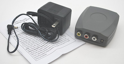 RCA COMPOSITE VIDEO/AUDIO RF MODULATOR TO CHANNEL 3 OR 4 DVD GAME ...