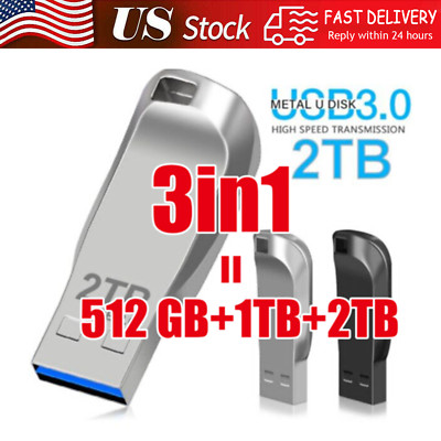 2TB USB 3.0 Flash Drive Thumb U Disk Memory Stick Pen PC Laptop Storage ...