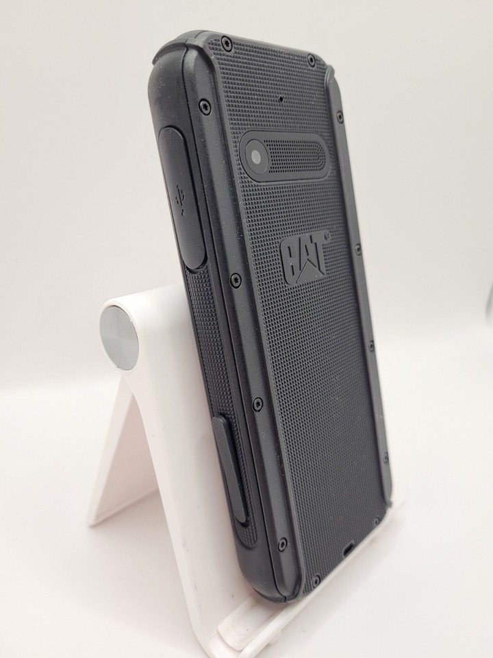 Cat B40 Black Unlocked Dual SIM 2.4" 2MP KaiOS Rugged Mobile Button ...