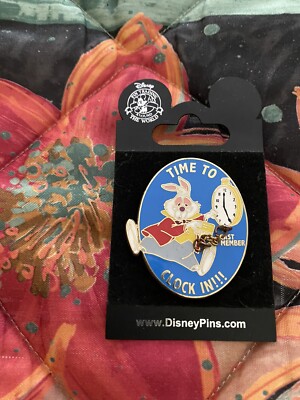 Disney Alice in Wonderland White Rabbit Time To Clock In Cast Exclusive ...