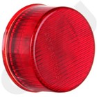 2x Round Red 9 LED For Pickup Truck Lorry Side Marker Light 2 inch 12V ...