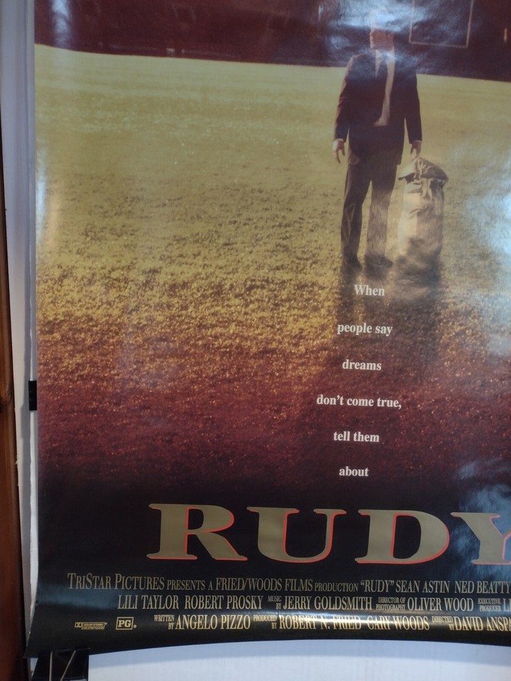 RUDY Vintage Movie Poster 1993 | eBay