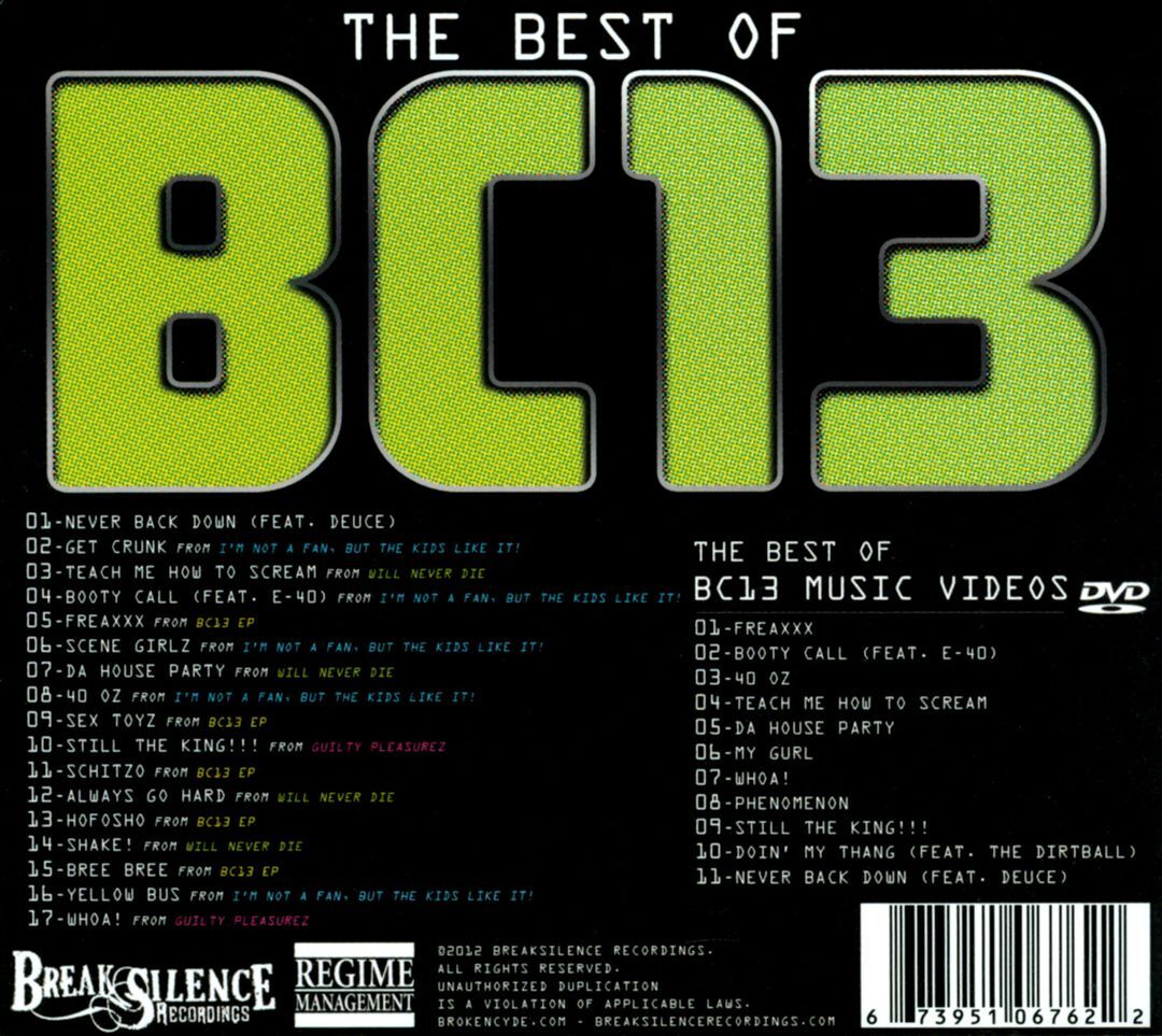 BROKENCYDE BEST OF BC13 NEW CD & DVD 673951067622 | eBay