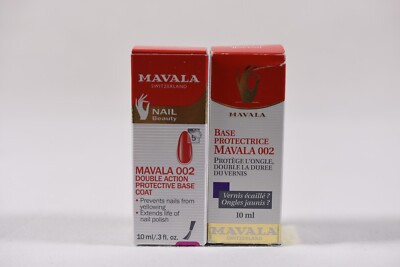 *2-boxes* Mavala 002 Double Action Protective Base Coat Prevents Stains ...
