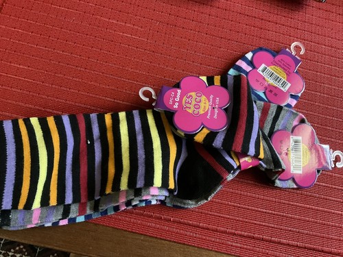Yes Coco Pack Of 3 Pairs Of Stripped Socks…cotton/spandex Mid-calf NWT ...