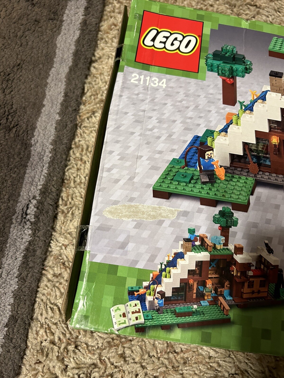 LEGO Minecraft: The Waterfall Base (21134) for sale online | eBay