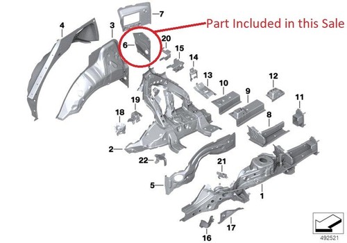 2019-2023 NEW BMW G07 X7 FRONT RIGHT WHEEL HOUSE COVER PANEL OEM 2 | eBay