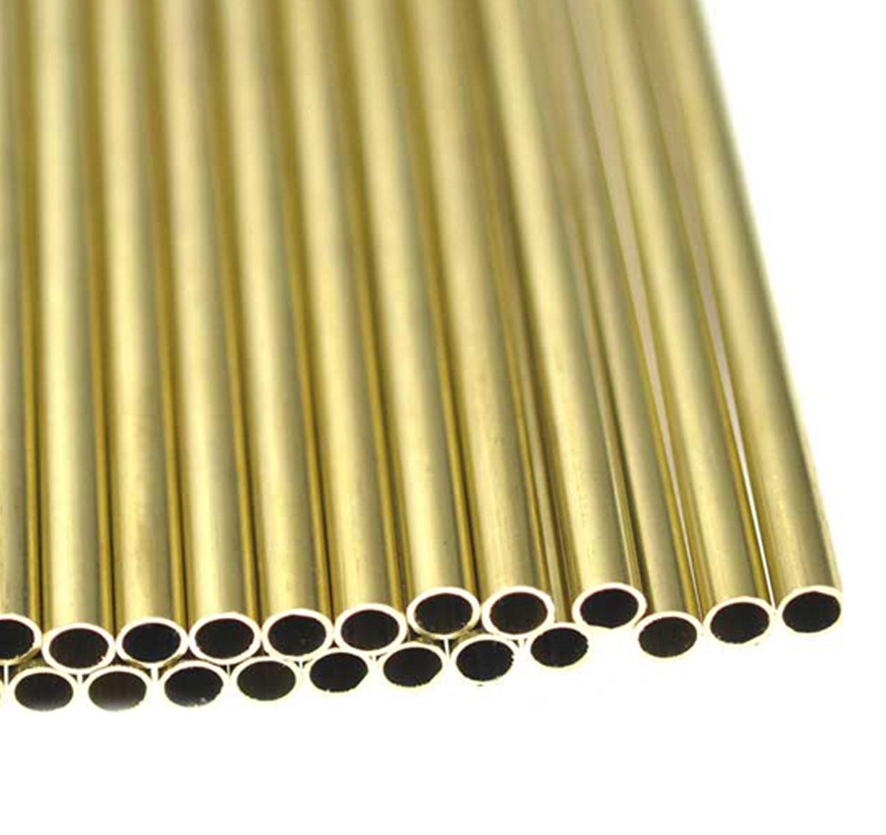 12pcs 2mm OD 1mm ID 0.5mm Wall 9.85" Long H62 Brass Tube Pipe | eBay